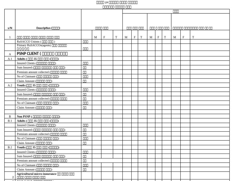 Insurance Format | PDF