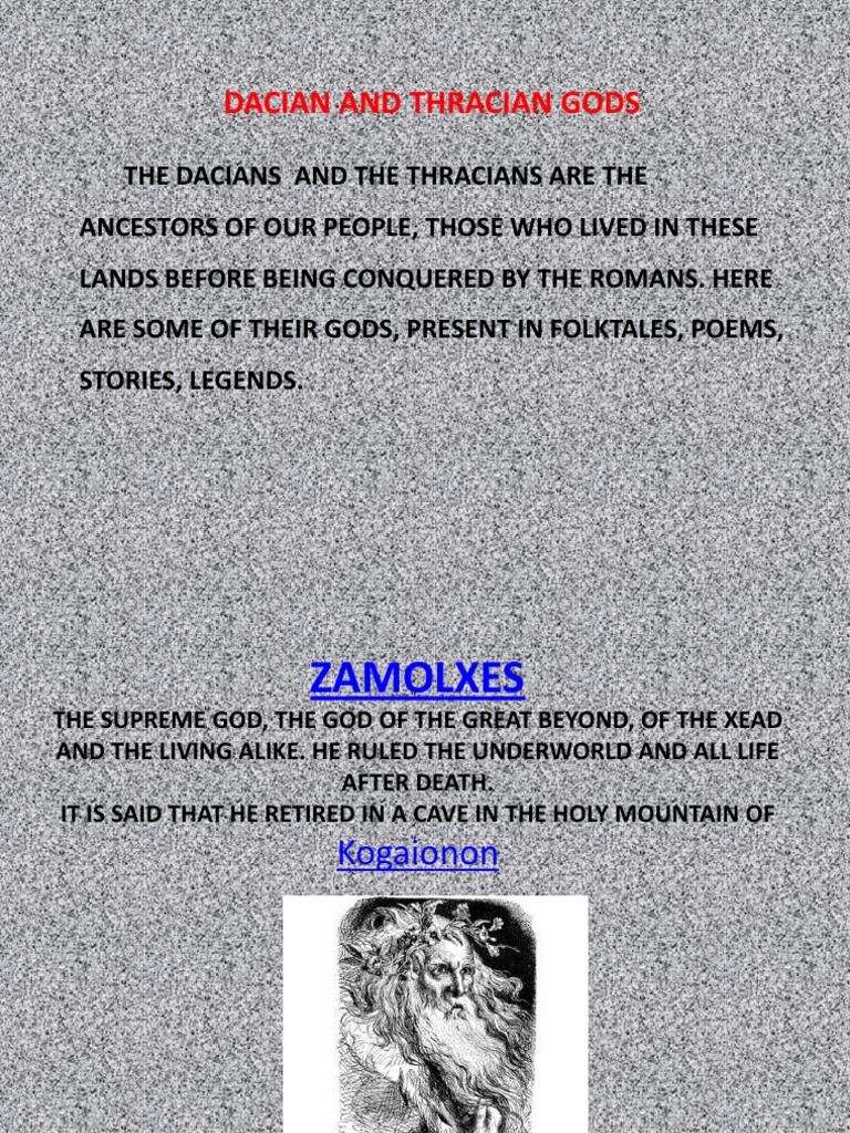 Dacian Gods