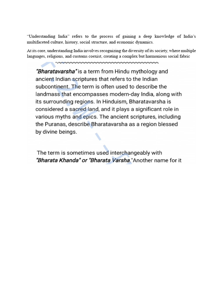 Understanding India Module1 | PDF | Hindu Deities | Moksha