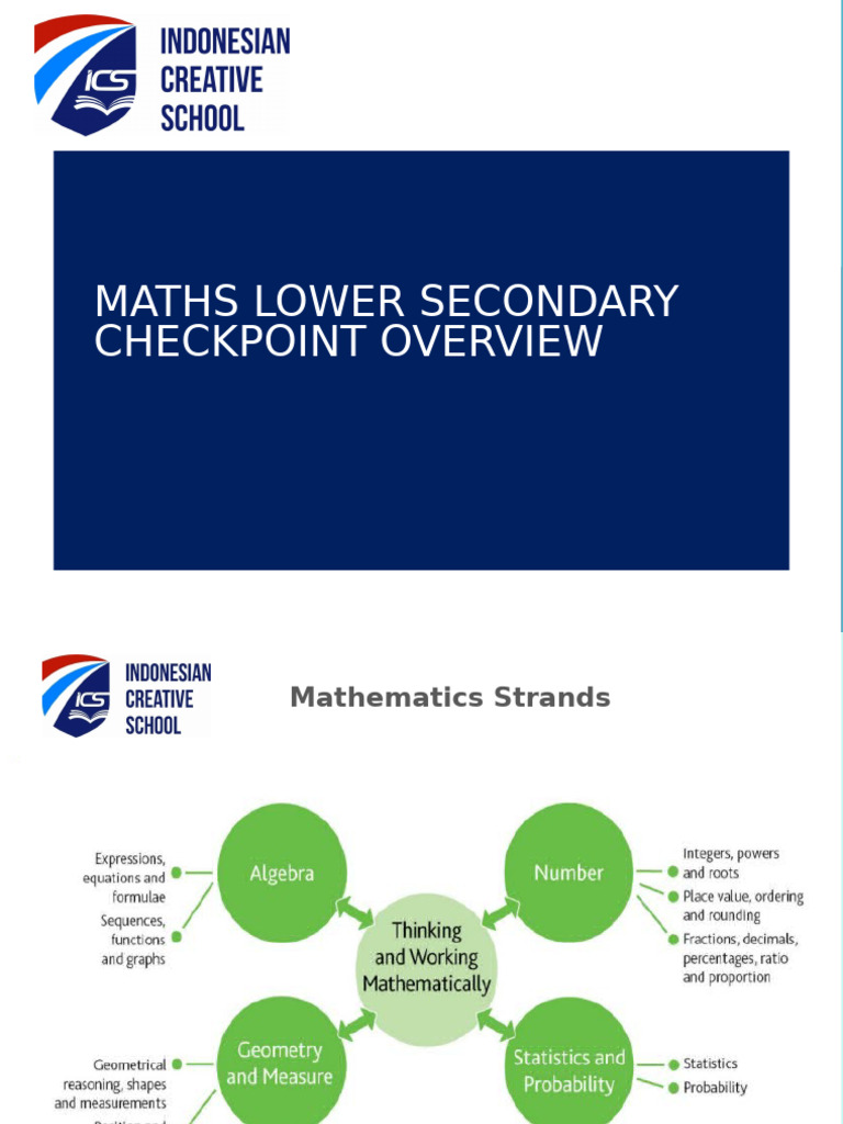 Maths Lower Secondary Checkpoint | PDF | Numbers | Area