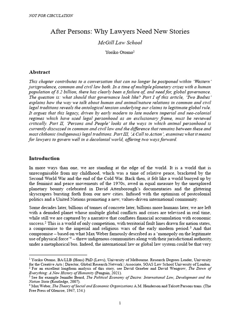 After Persons_Not for Circulation_In Publication Process for 2026 | PDF ...