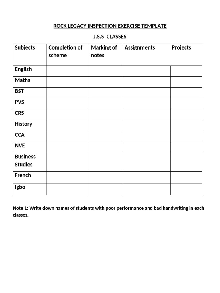 Rock Legacy Inspection Exercise Template | PDF | Chess Openings | Chess