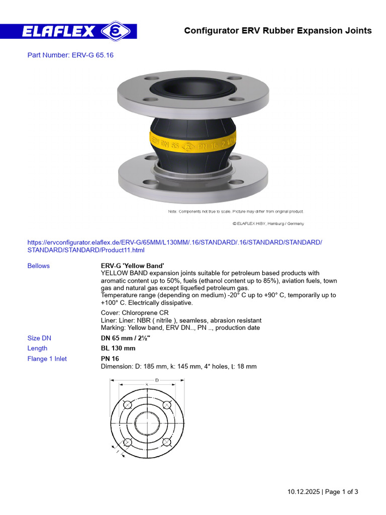 ERV-G 65.16 | PDF | Materials