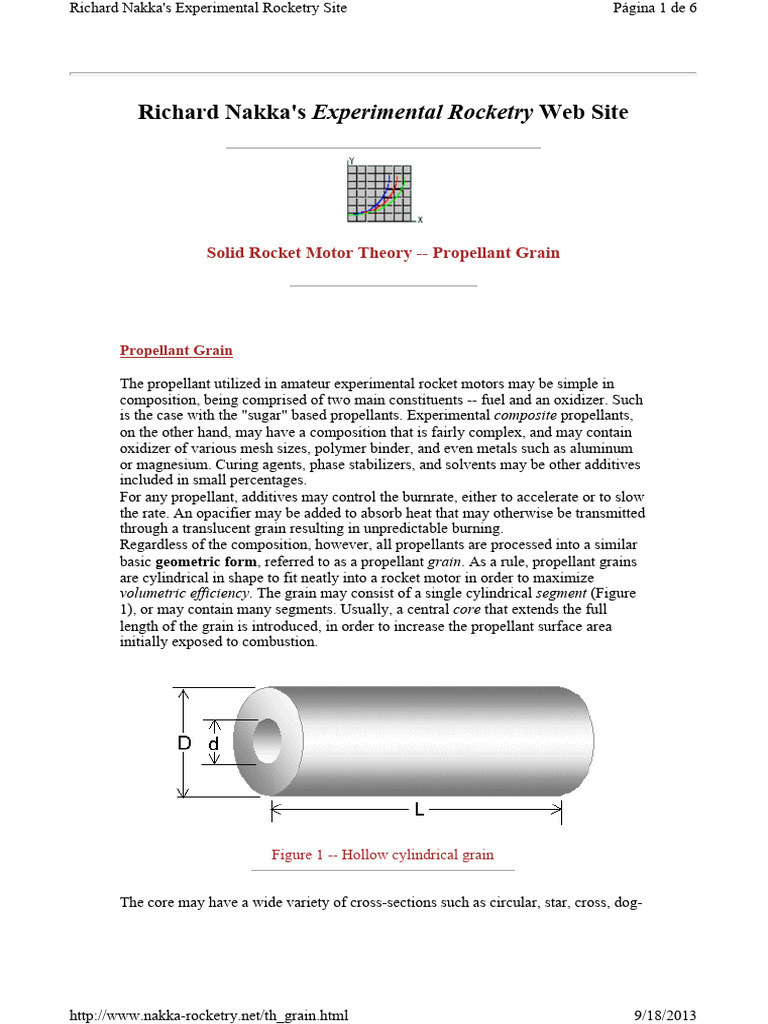 TH Grain 03 | PDF | Rocket Propellant | Density