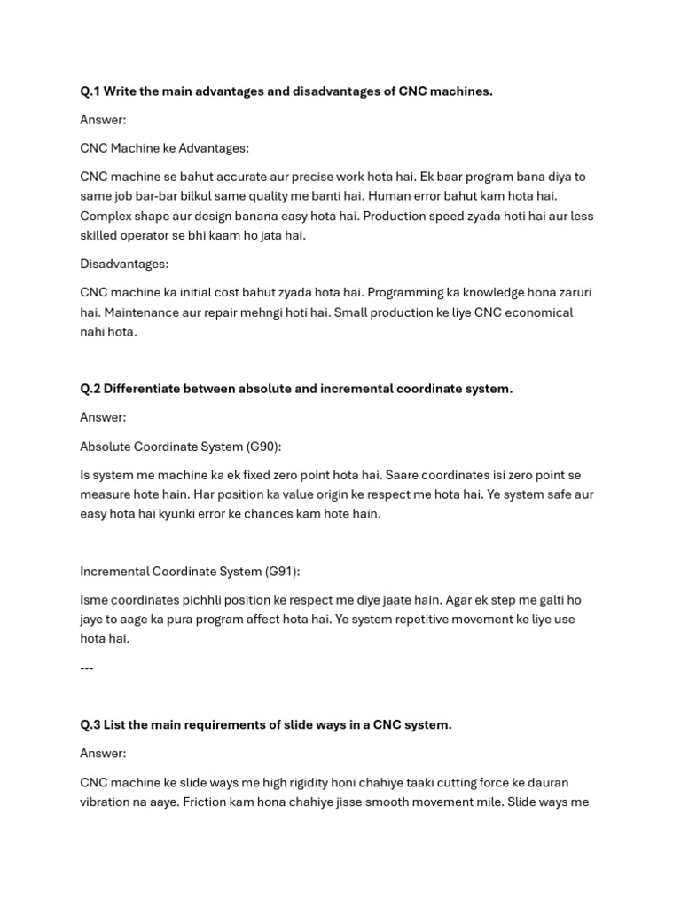 CNC Machine | PDF | Programmable Logic Controller | Automation