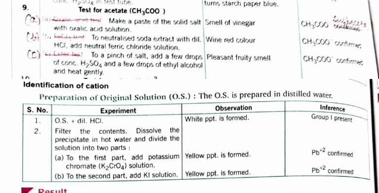 Lead Acetate | PDF