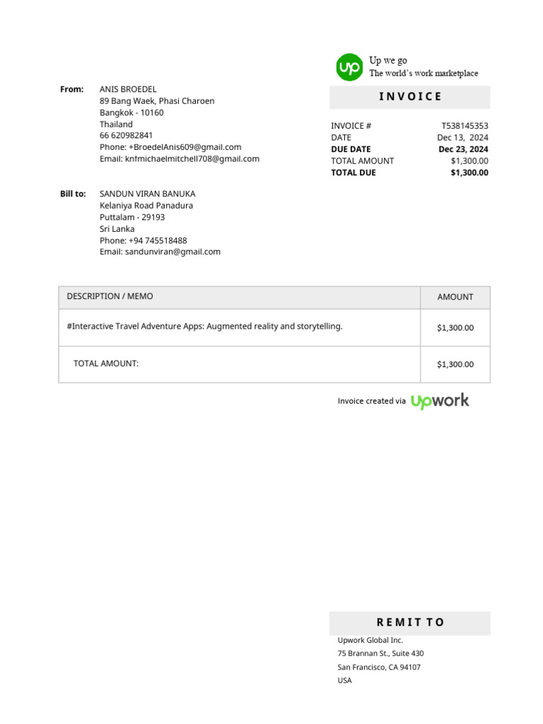From:: Invoice | PDF