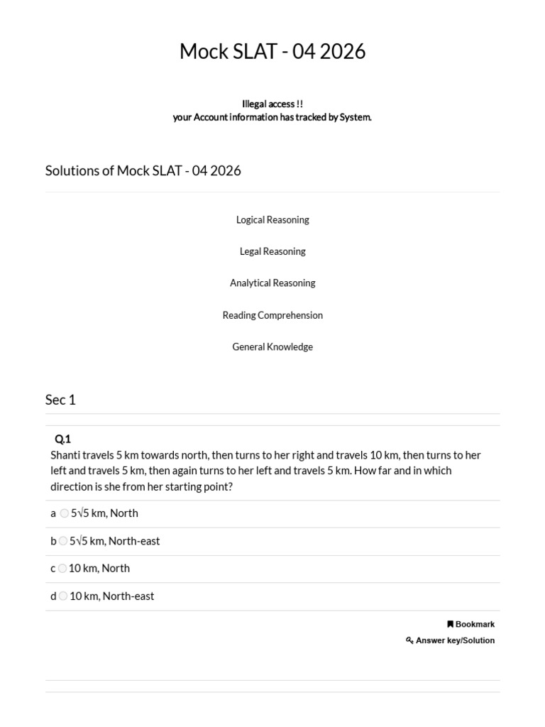 SLAT 4 Mock Analysis | PDF | Consideration | Negligence