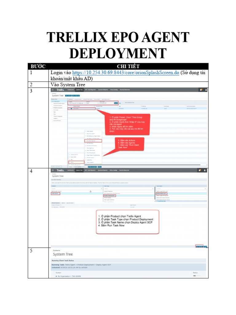 Trellix Epo Agent Deployment | PDF