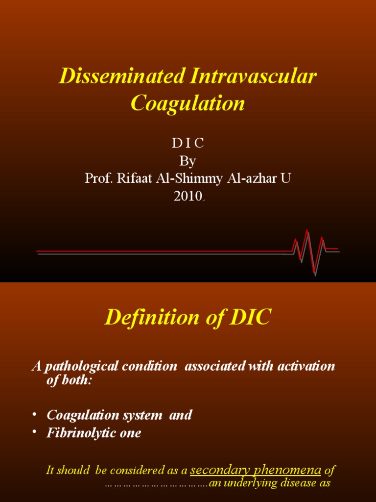 Disseminated Intravascular Coagulation | Coagulation | Platelet