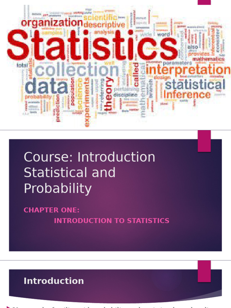 Introduction to Statistics and Data Analysis | PDF | Statistics | Level ...