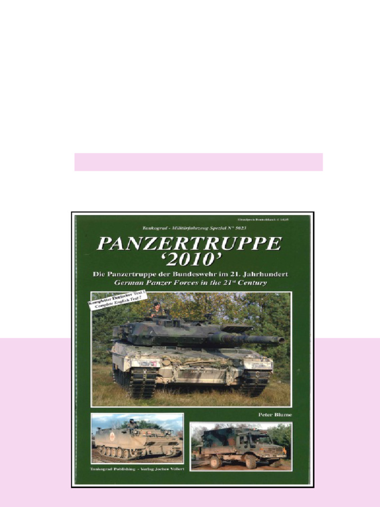 Panzertruppe 2010 Die Panzertruppe Der Bundeswehr Im 21 Jahrhundert ...