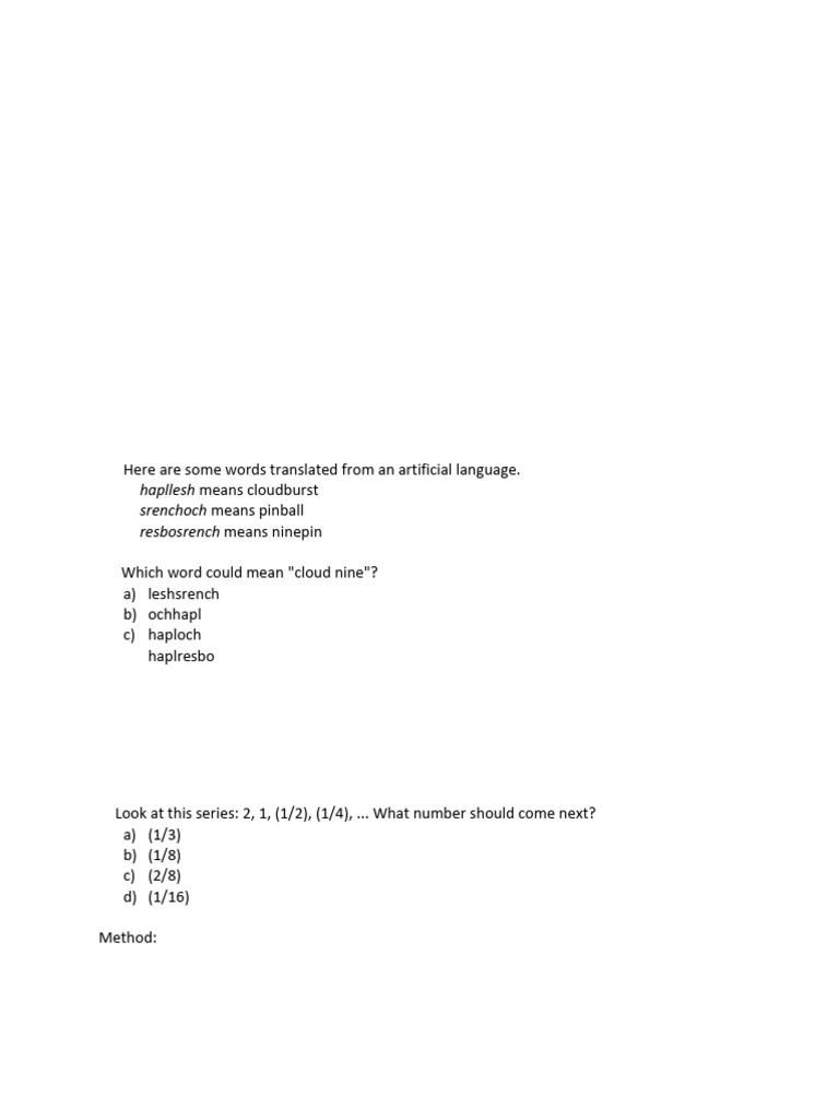 Logical and Analytical Practice Questions | PDF