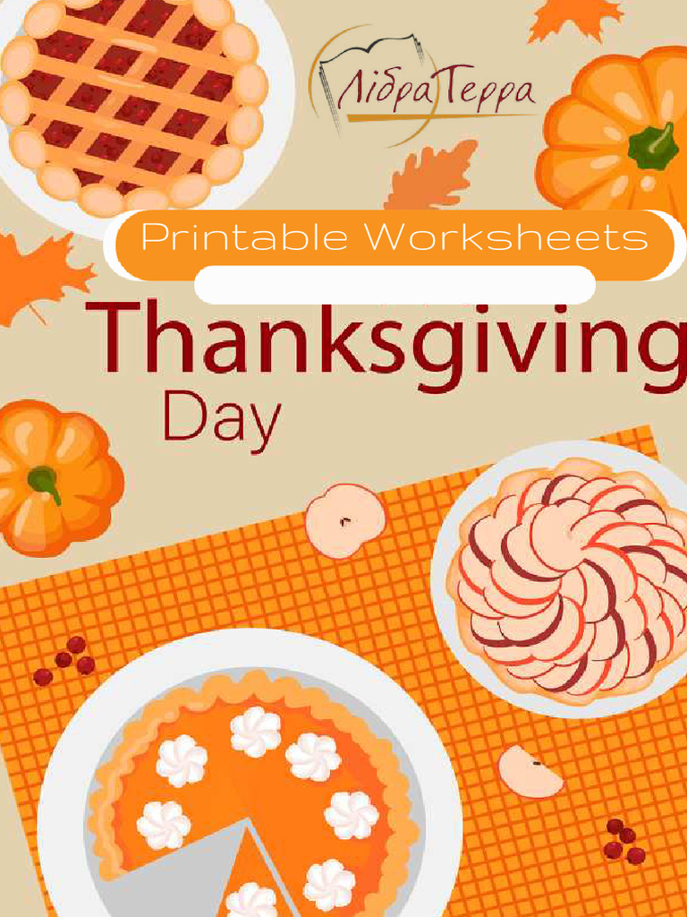 Thanksgiving Day Worksheets | PDF