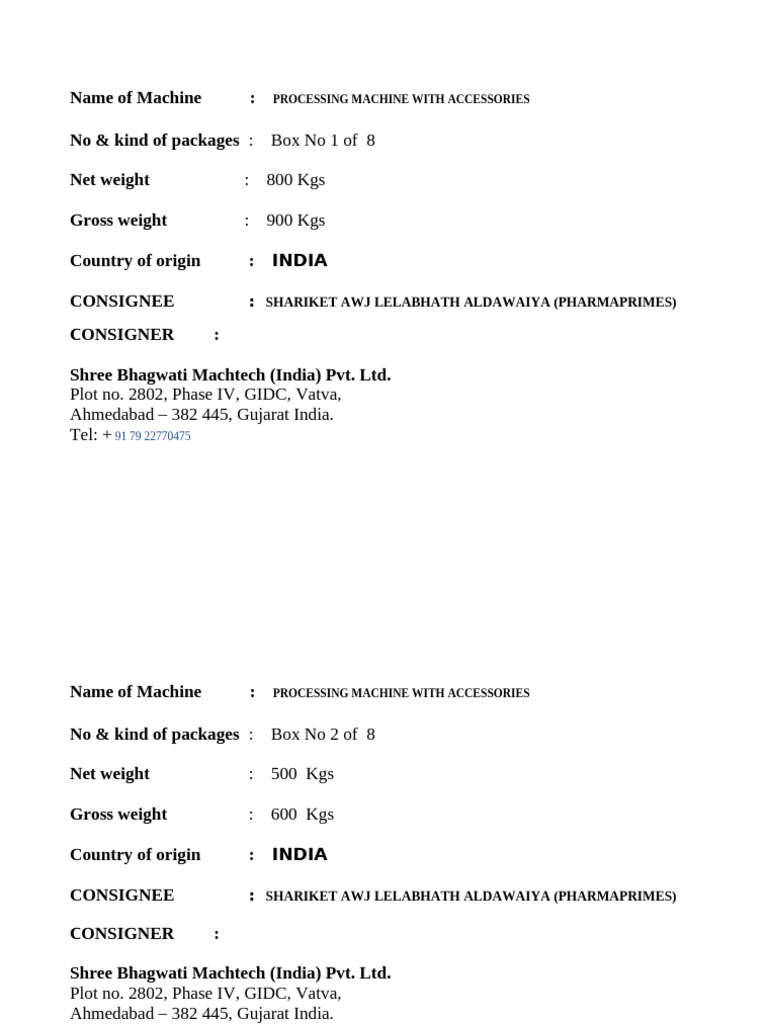 Shipping Mark | PDF