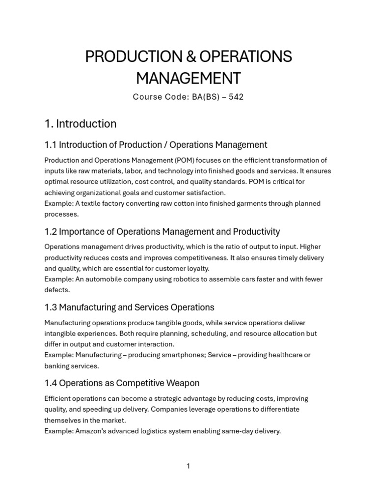 Production_Operations_Management_Detailed | PDF | Automation ...