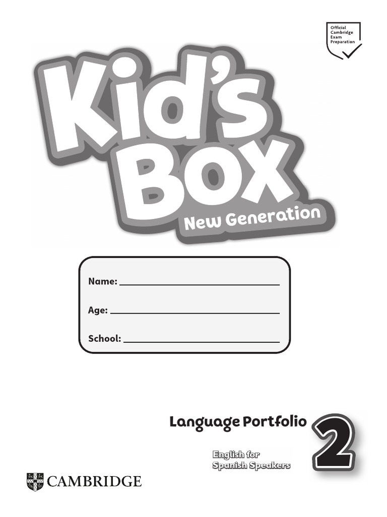 Kids_Box_Level 2_Language_Portfolio | PDF