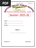 A4 Project File Template for Students | PDF