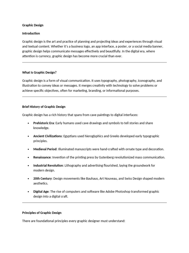 Graphic Design | PDF | Graphic Design | Typography