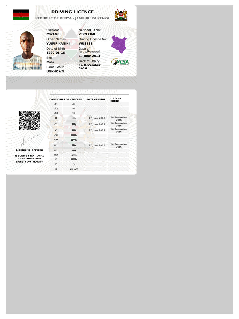 Driving Licence | PDF