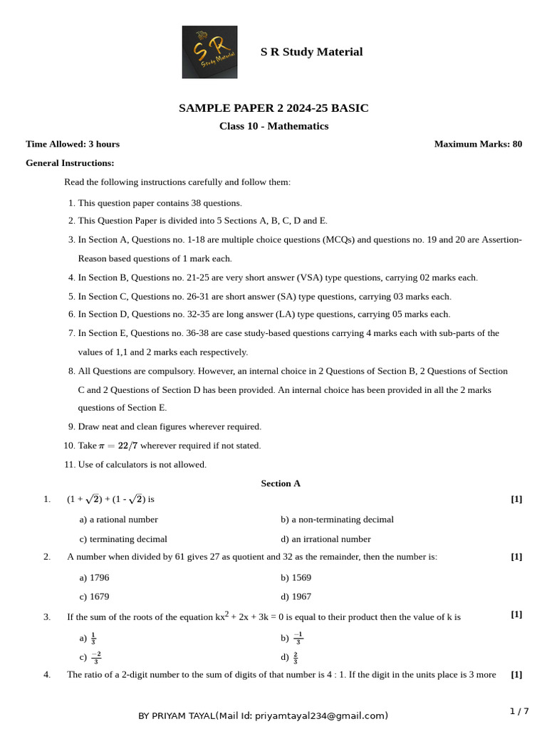 BASIC SP2 | PDF | Circle | Numbers