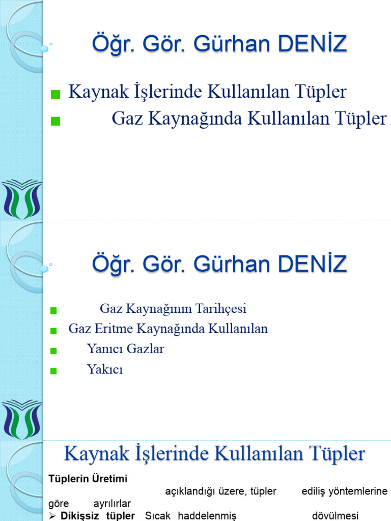 Basinçli Gaz Tüpleri̇ Hakkinda | PDF