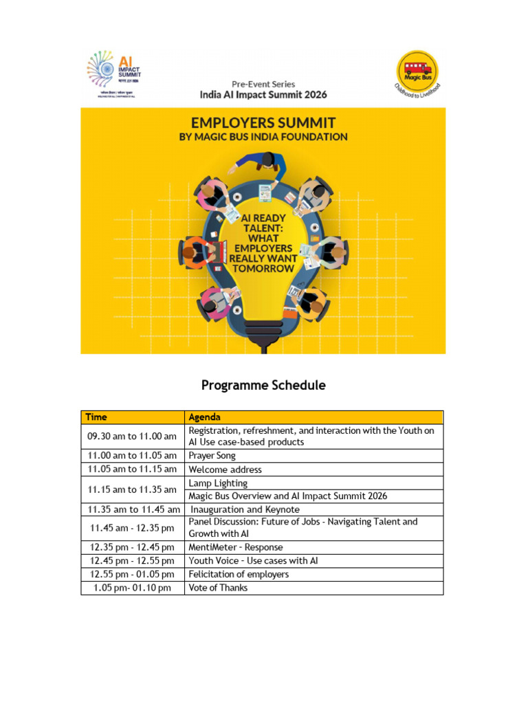 Programme Agenda | PDF