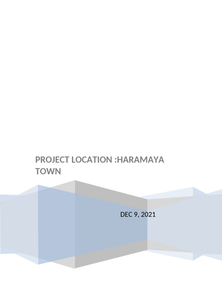 .Haramaya Project - 1639169778000 | PDF | Net Present Value | Internal ...