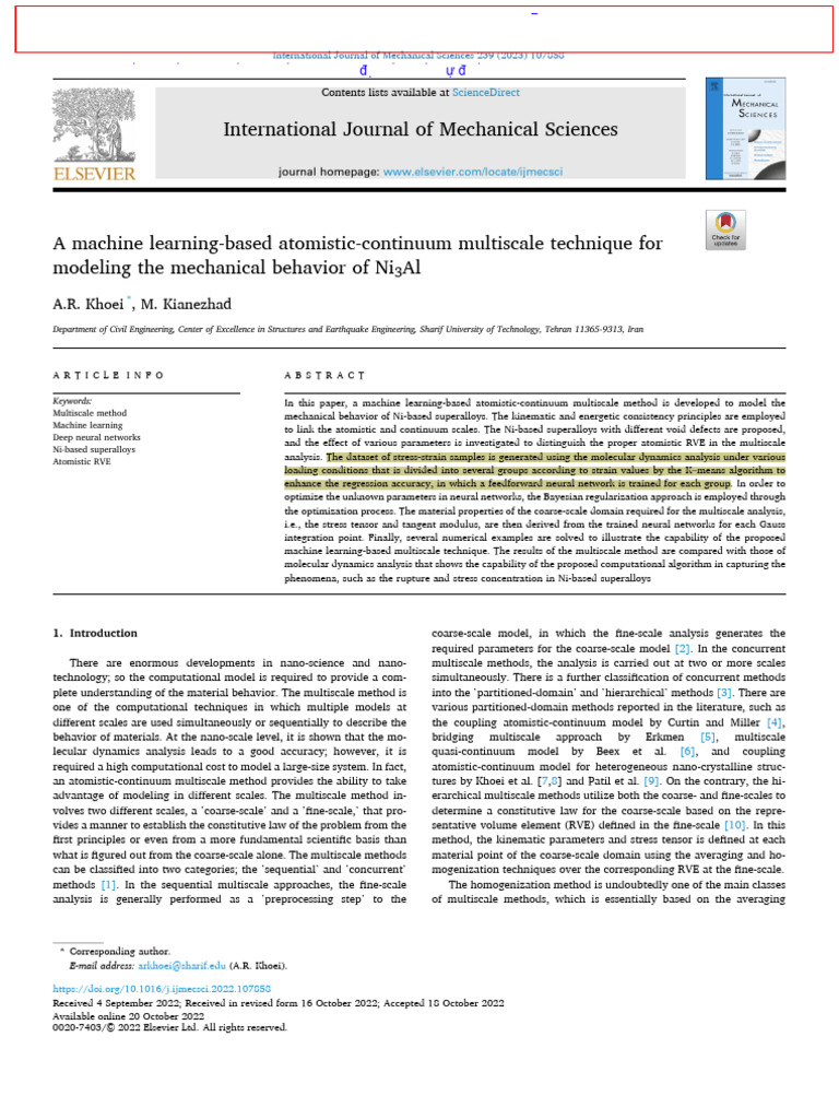 Cite!@ - ML-for-regression - A Machine Learning-Based Atomistic ...