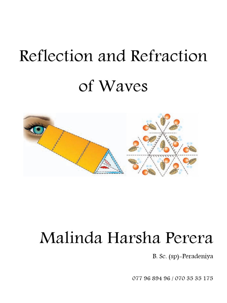 Reflection and Refraction of Waves - GRD 9docx | PDF | Refraction | Rainbow