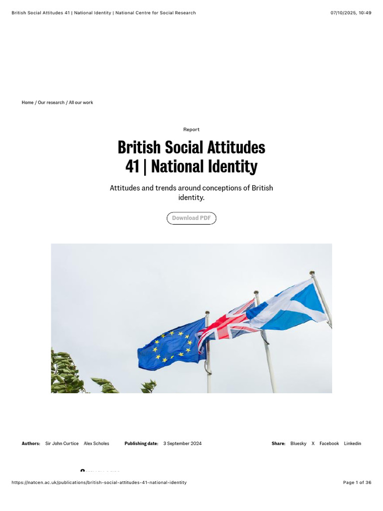 British Identity Trends in 2024 Report | PDF | Identity (Social Science ...