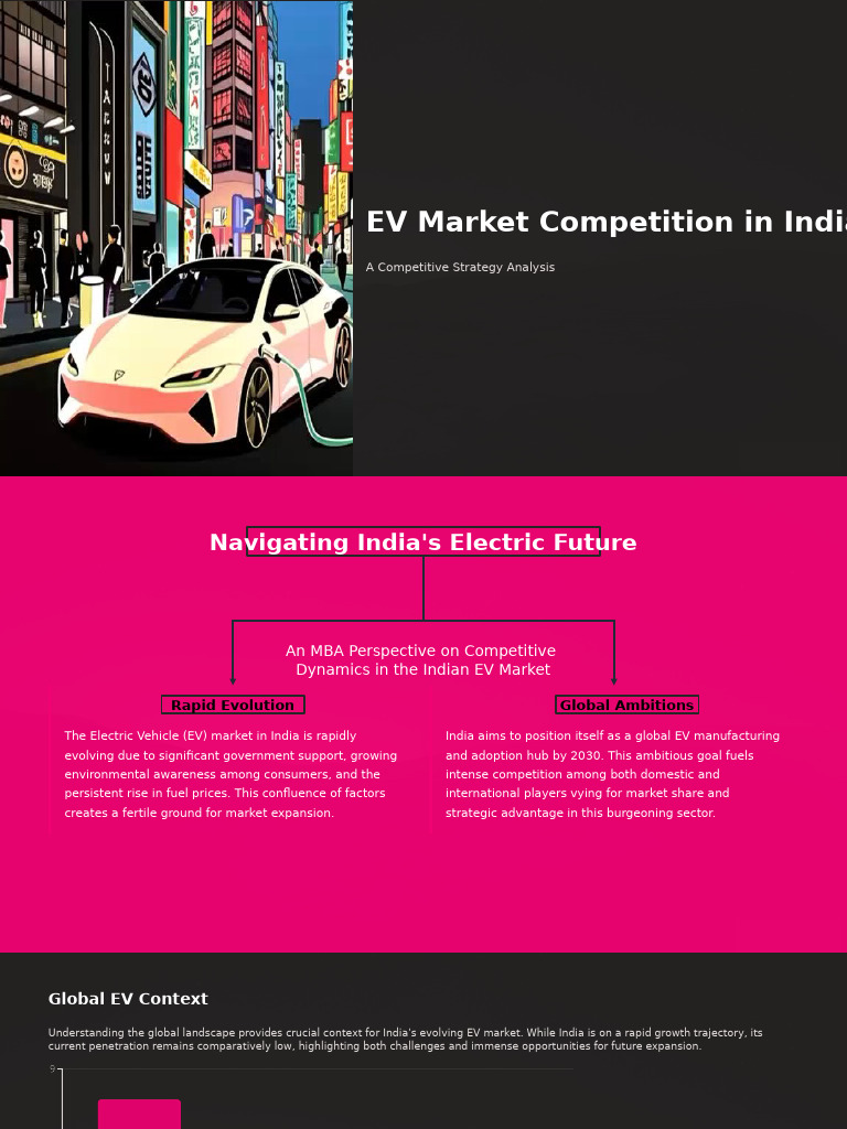 Indian EV Market Competition Analysis | PDF | Electric Vehicle ...