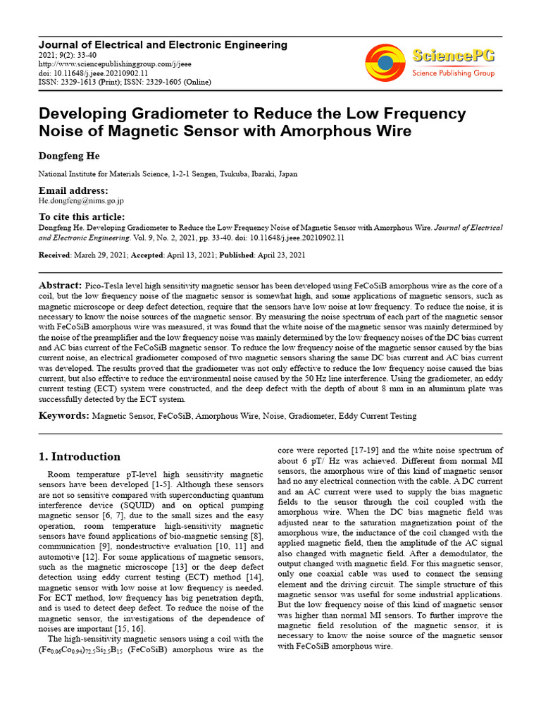 Developing_Gradiometer_to_Reduce_the_Low_Frequency | PDF | Amplifier ...
