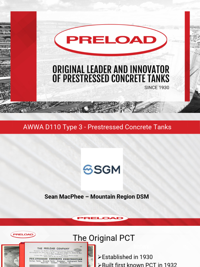 Sgmff2024 Preload Tanks | PDF | Precast Concrete | Concrete