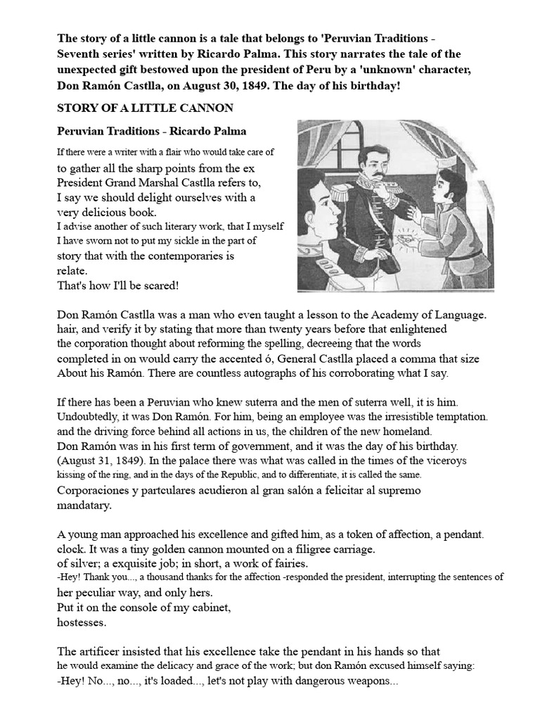 STORY OF A LITTLE CANNON | PDF