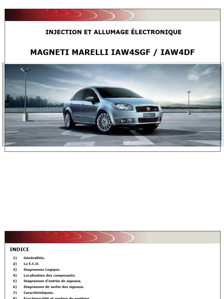 Système d'injection Magneti Marelli IAW 4SGF | PDF | Injection (moteur ...