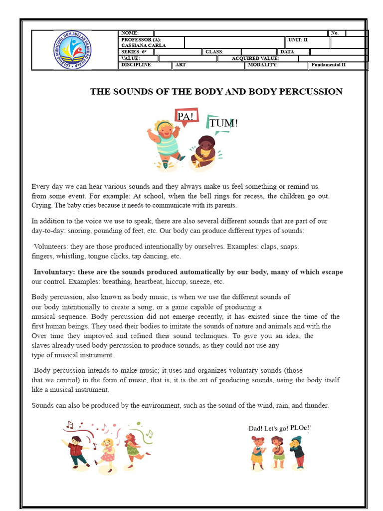 6th GRADE ACTIVITIES | PDF