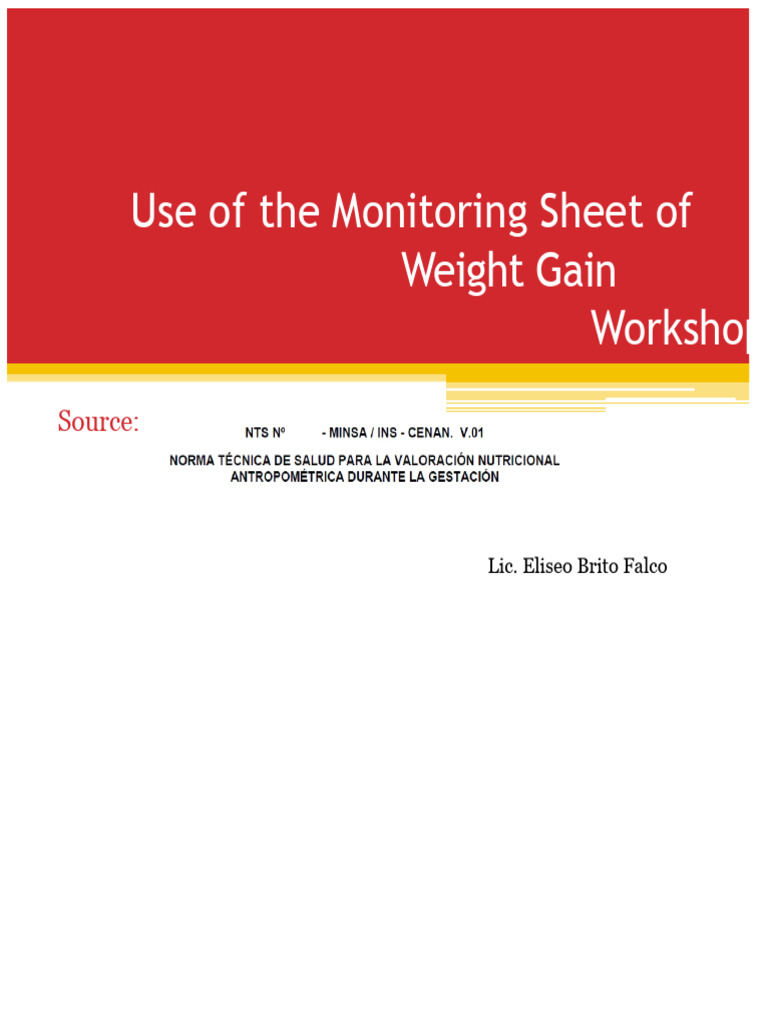 Monitoring Weight Gain in Pregnancy | PDF | Pregnancy | Overweight