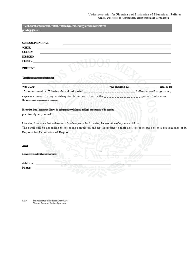 Annex Format 7 Revocation of Degree | PDF