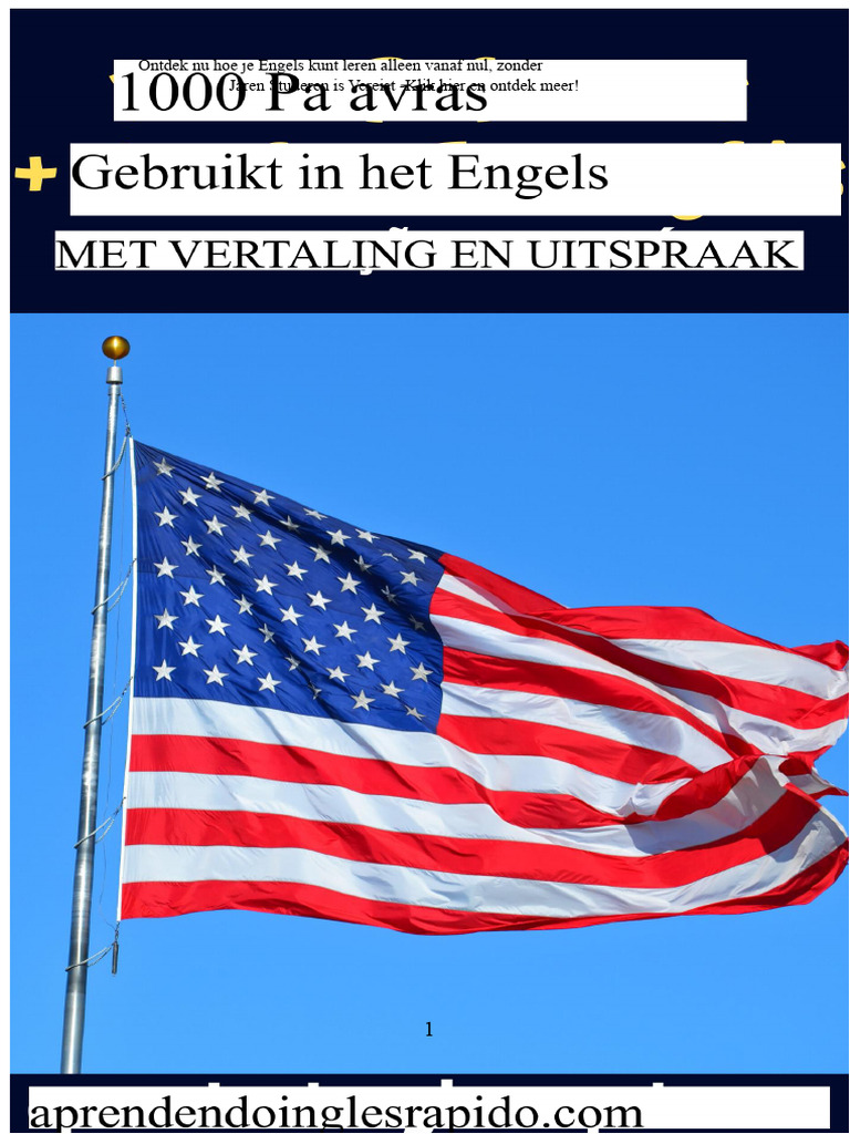 1000 Woorden in Engels Met Uitspraak | PDF