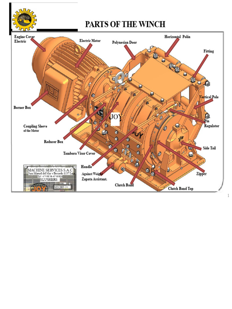Winch Parts - For Printing | PDF | Clutch | Engines
