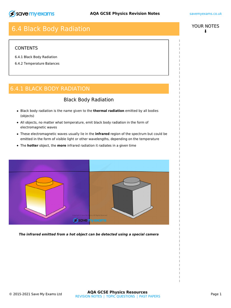 6.4. Black Body Radiation | PDF