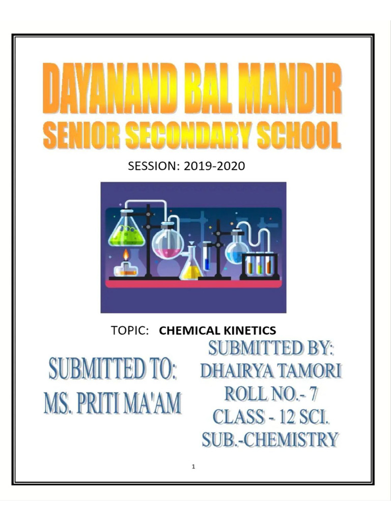 Chemistry Project File | PDF