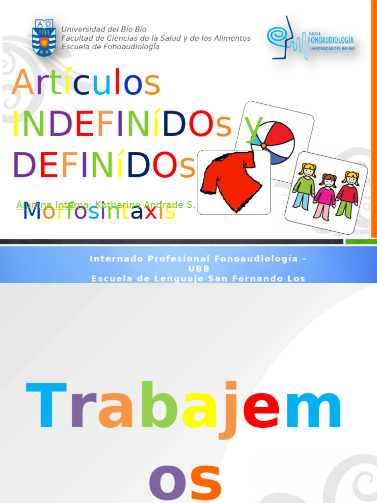 Uso de Artículos Indefinidos y Definidos FINAL | PDF