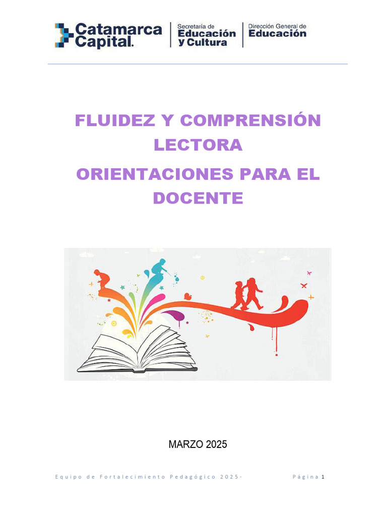 Estrategias para Fluidez y Comprensión Lectora | PDF | Comprensión ...
