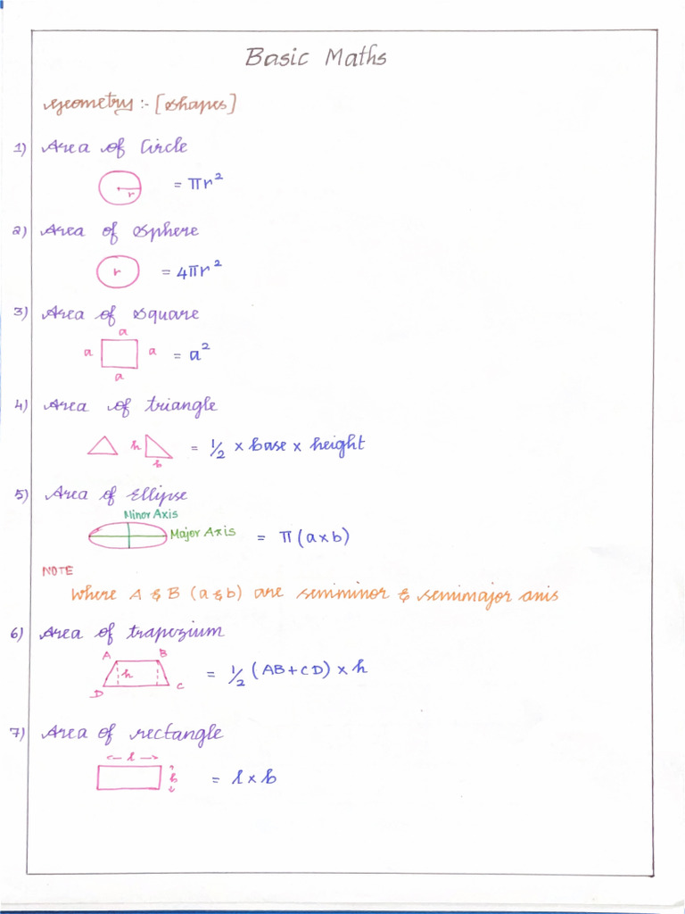 Basic Math | PDF