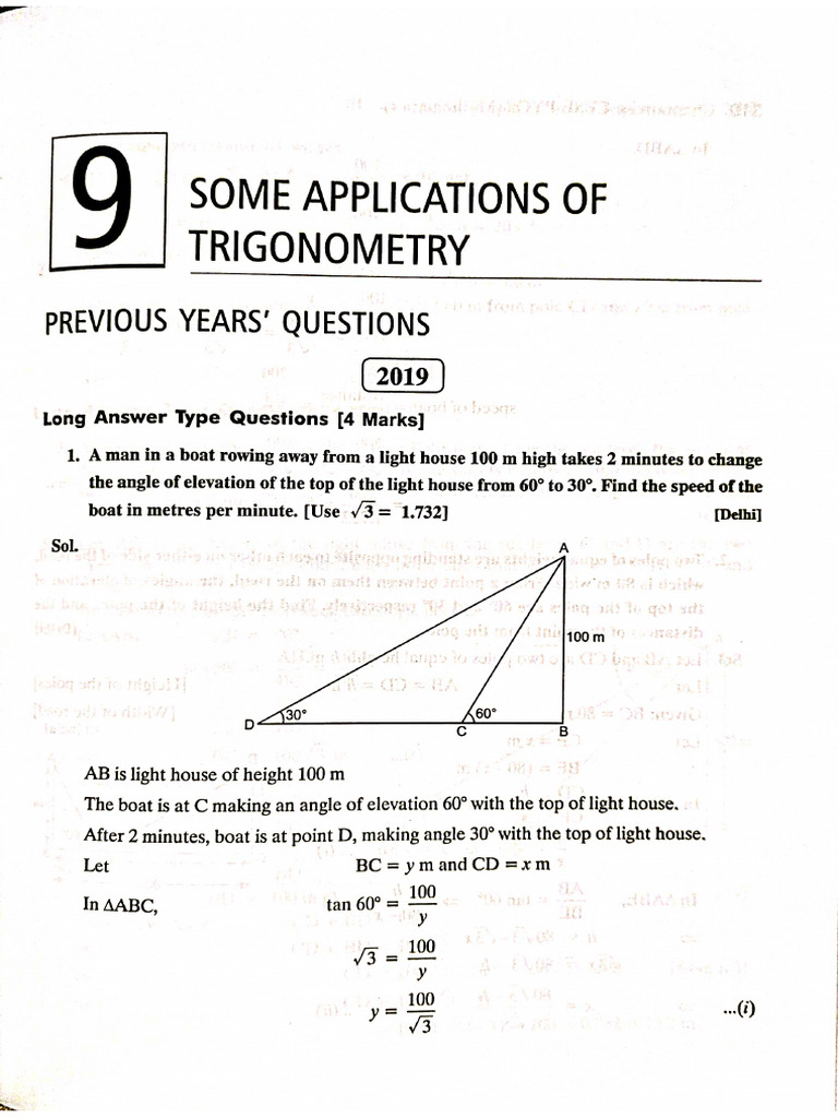 Heights and Distance | PDF