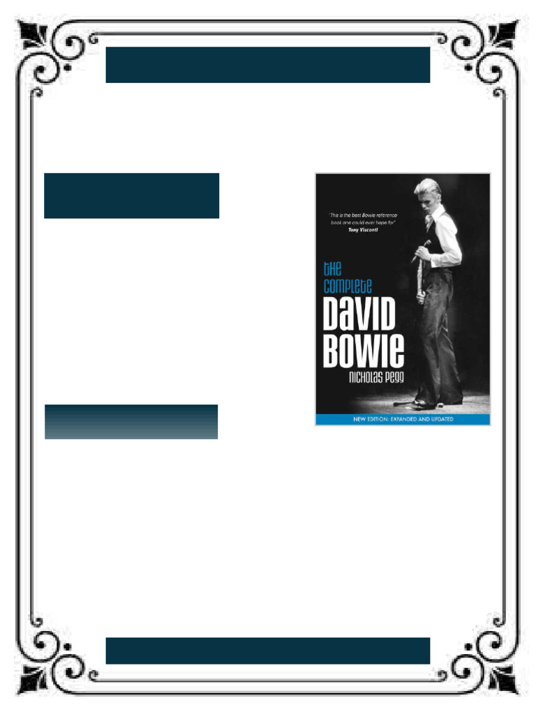The Complete David Bowie Revised and Updated 2016 Edition Pegg full ...