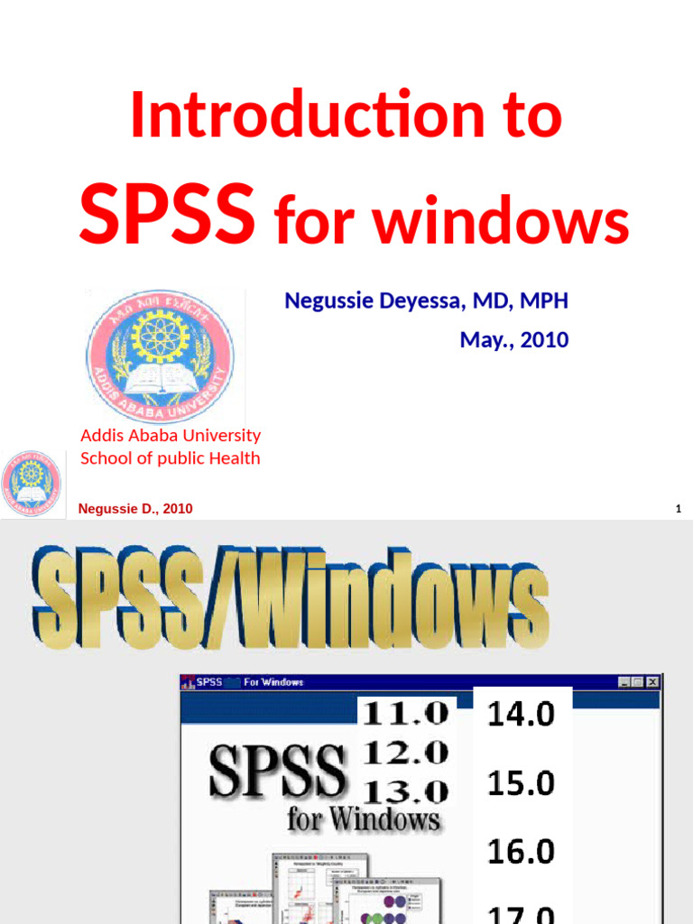 1 - 2 Introduction To SPSS | PDF | Spss | Categorical Variable