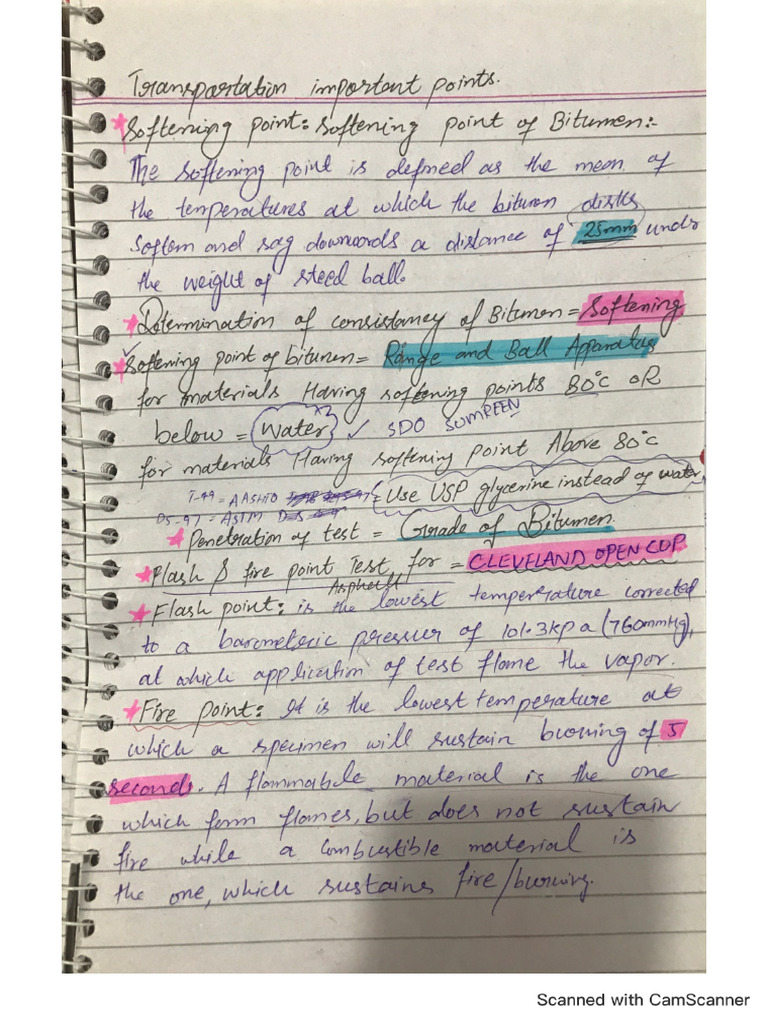 Transportation Notes | PDF